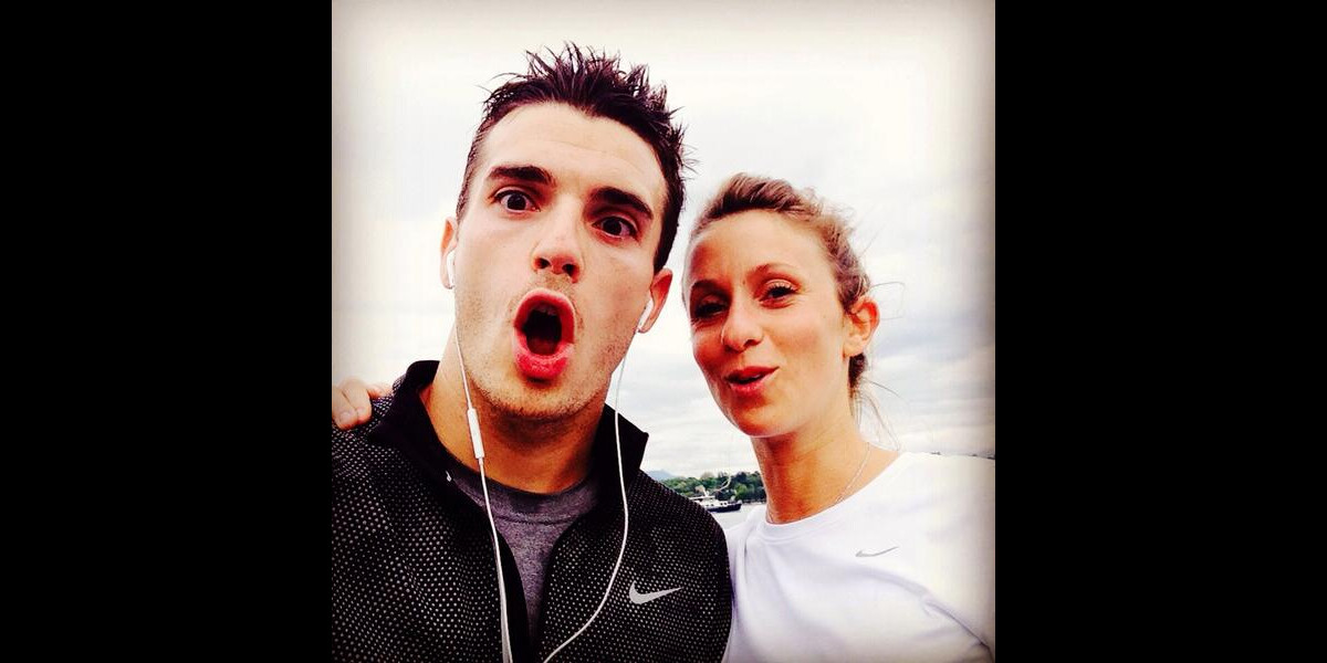 Photo : Jules Bianchi et Camille Marchetti, photo publiée sur le compte ...