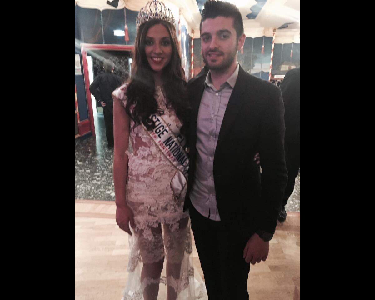 Photo : Margaux Deroy (Miss Prestige National 2015) et Gaëtan Gervois ...