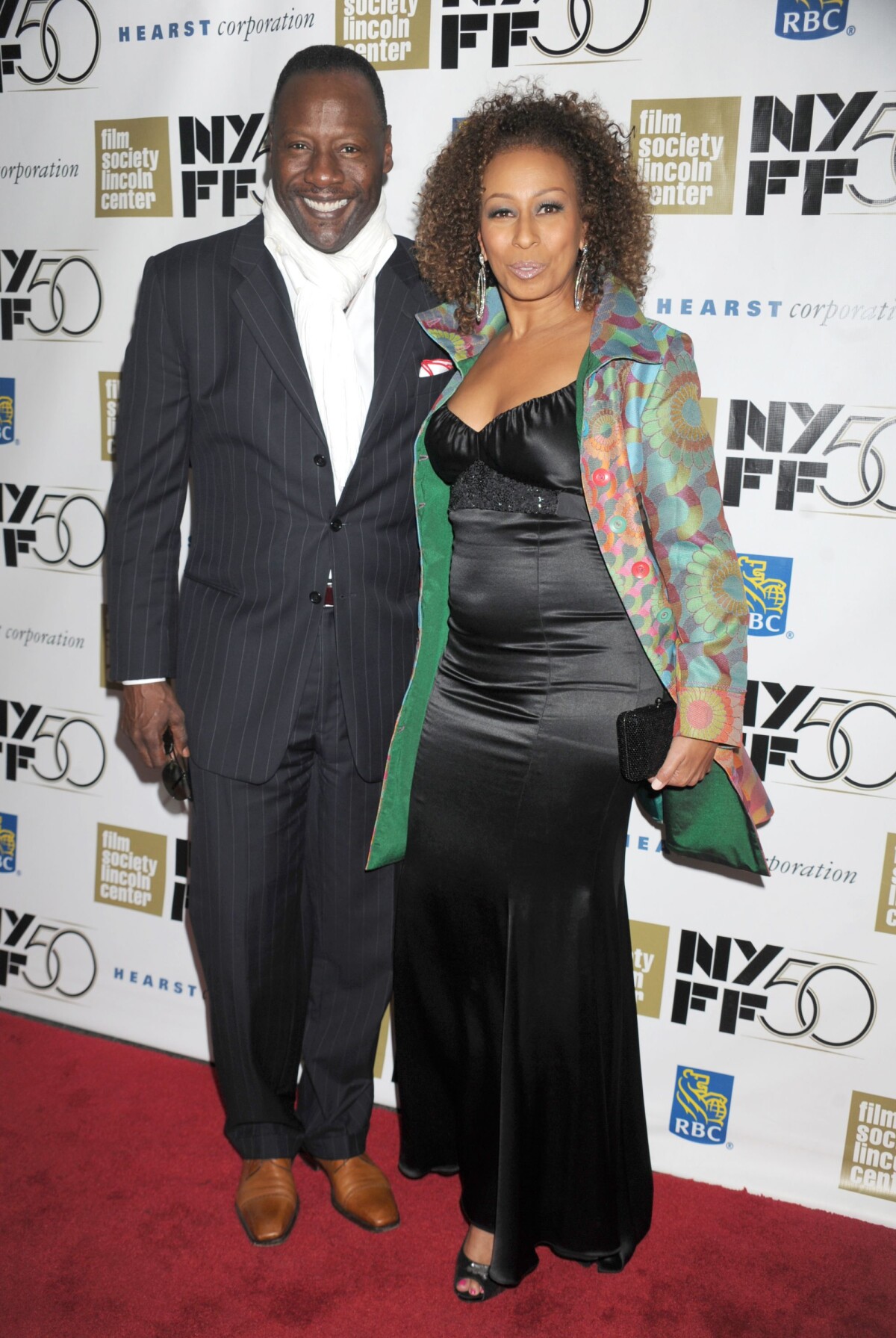 Photo : Tamara Tunie et son époux Gregory Generet lors de la diffusion ...