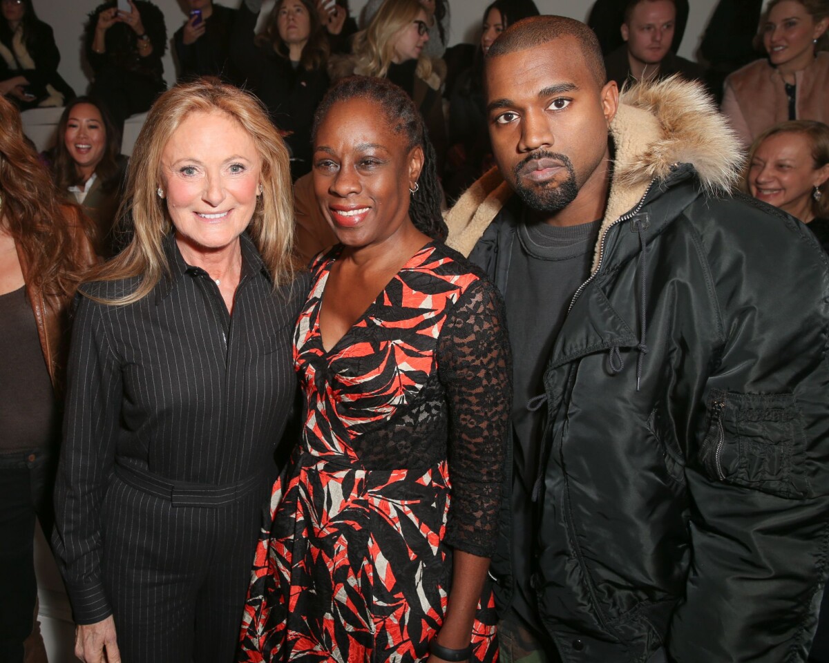 Photo : Ricky Lauren, Chirlane McCray et Kanye West assistent au défilé ...