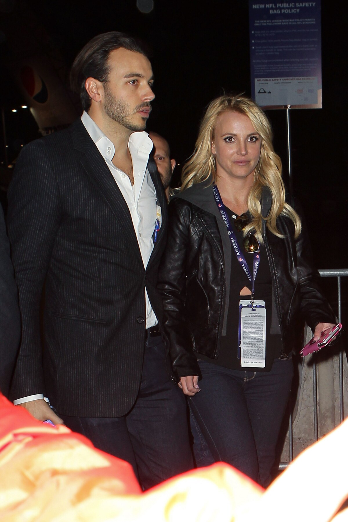 Photo : Britney Spears et son compagnon Charlie Ebersol lors du Super ...