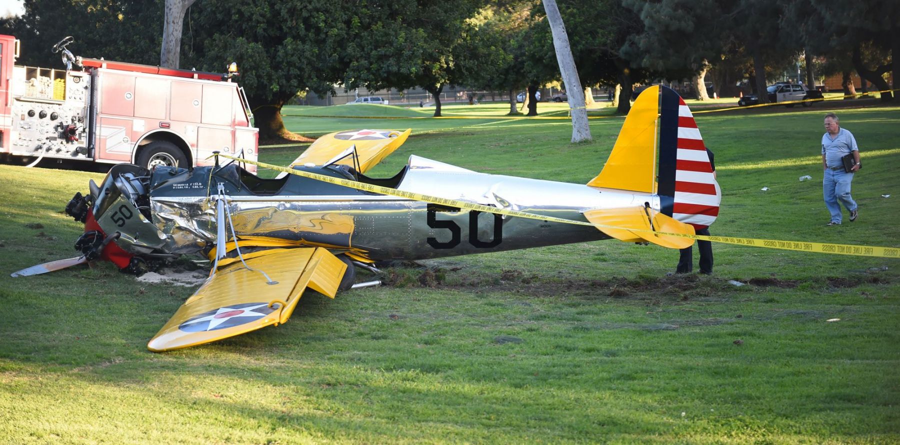 Harrison Ford victime d'un impressionnant crash d'avion ! - Purepeople