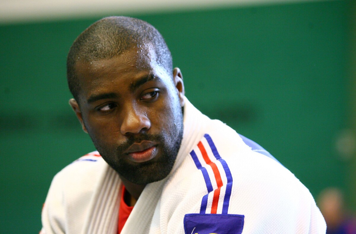 Photo : Teddy Riner lors d'un entraînement de l'équipe de France à ...