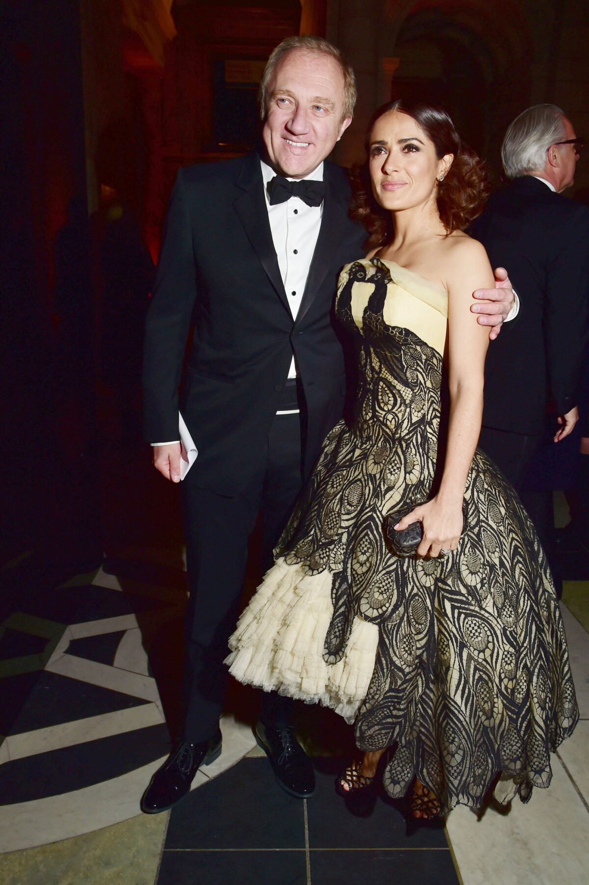 Photo : Salma Hayek et son mari François-Henri Pinault au Gala ...