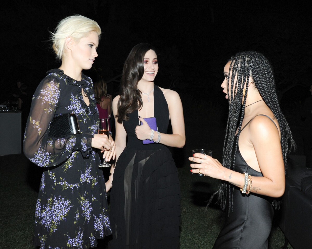 Photo : Zoe Kravitz, Cody Horn, Emmy Rossum au dîner Claiborne Swanson ...