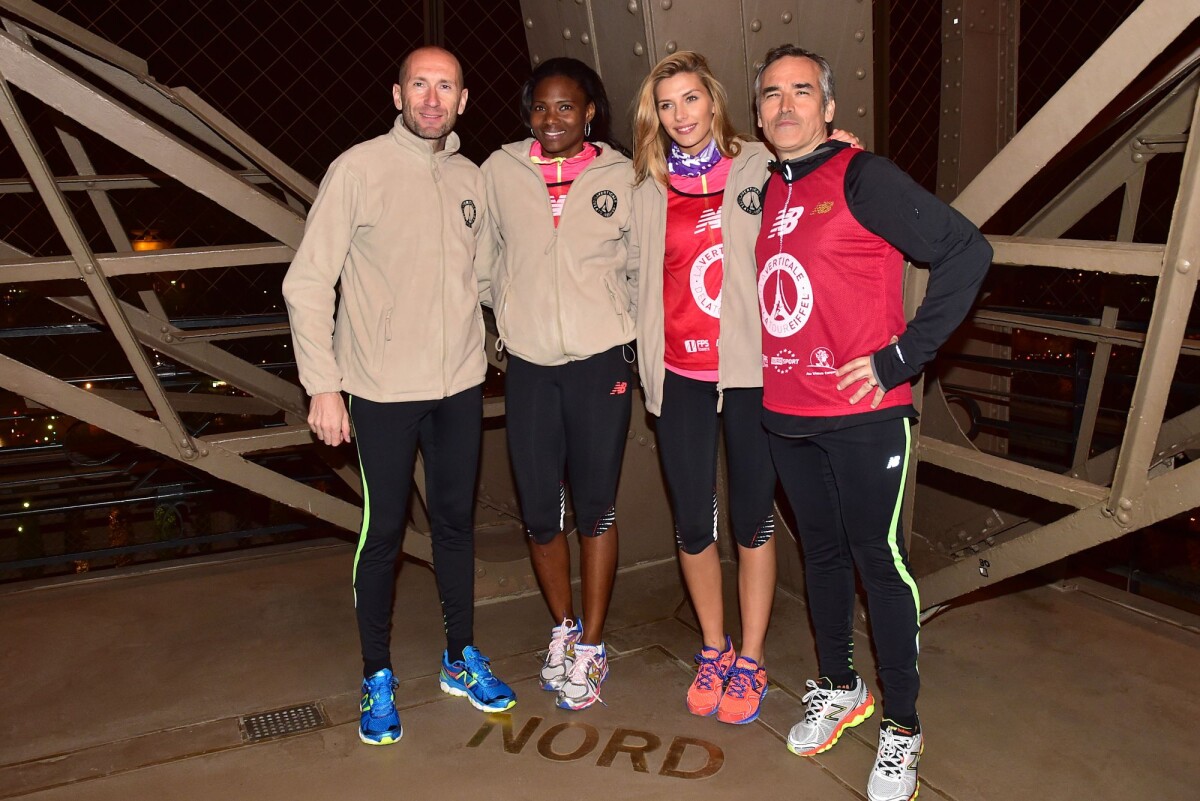 Photo : Gilbert Brisbois, Muriel Hurtis, Camille Cerf (Miss France 2015 ...