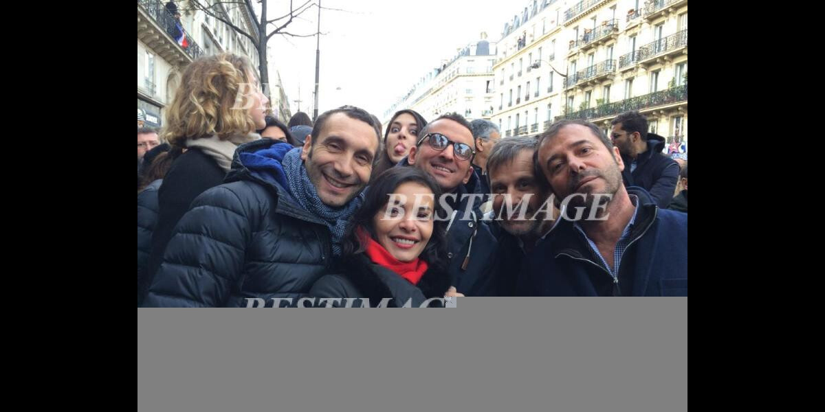 Photo : Zinedine Soualem, Saïda Jawad, Sid Rouis et Bernard Montiel ...
