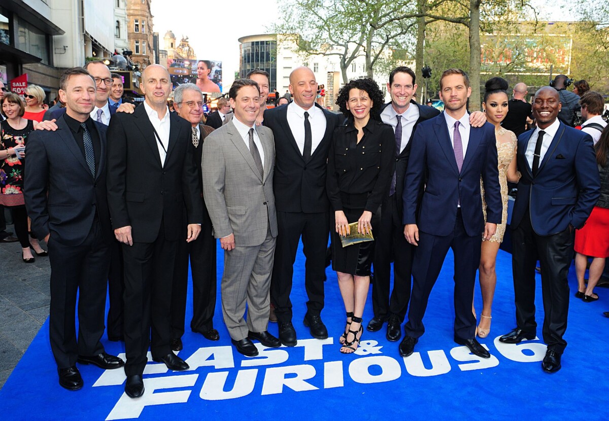 Photo : Le cast de Fast And Furious 6 à Londres le 7 mai 2013. - Purepeople