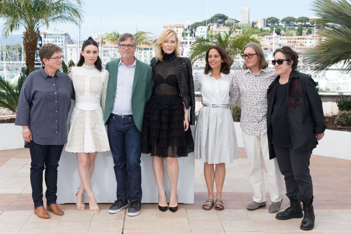 Photo : Phyllis Nagy, Rooney Mara, Todd Haynes, Cate Blanchett, Elizabeth Karlsen et Christine ...