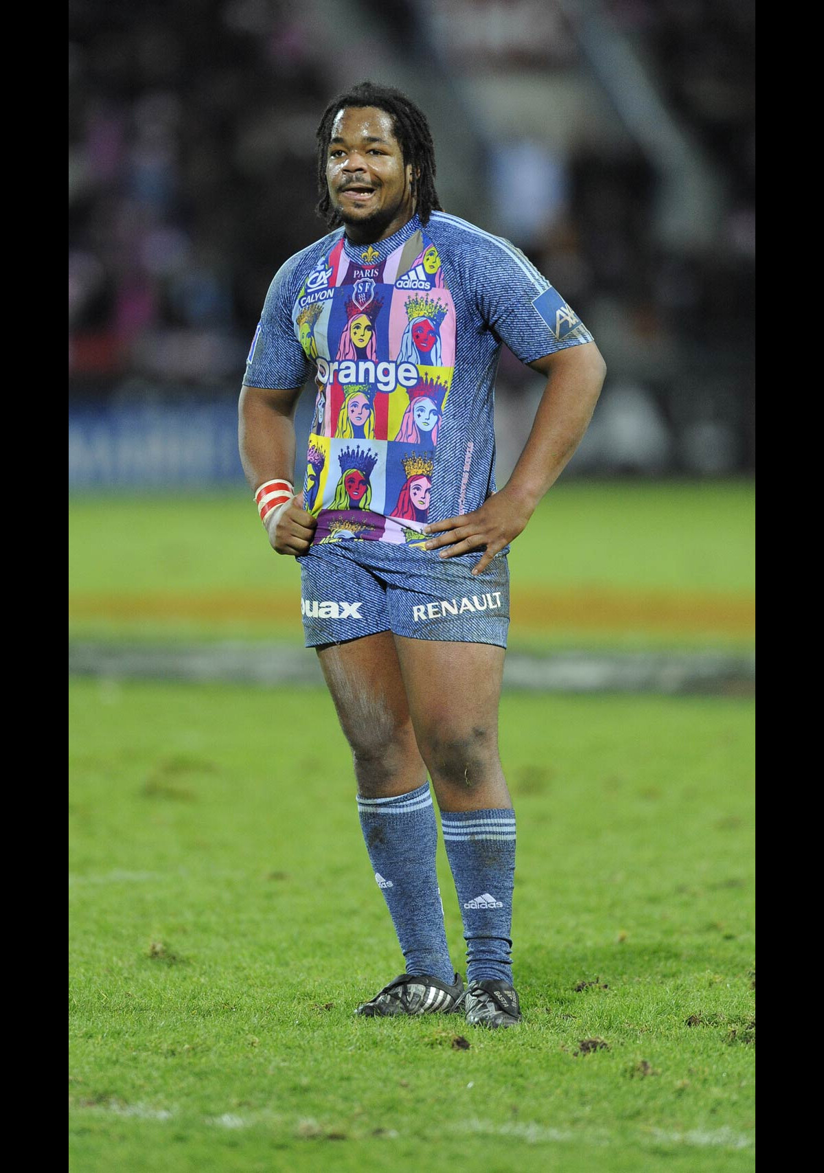 Photo : Mathieu Bastareaud avec le Stade français - Purepeople