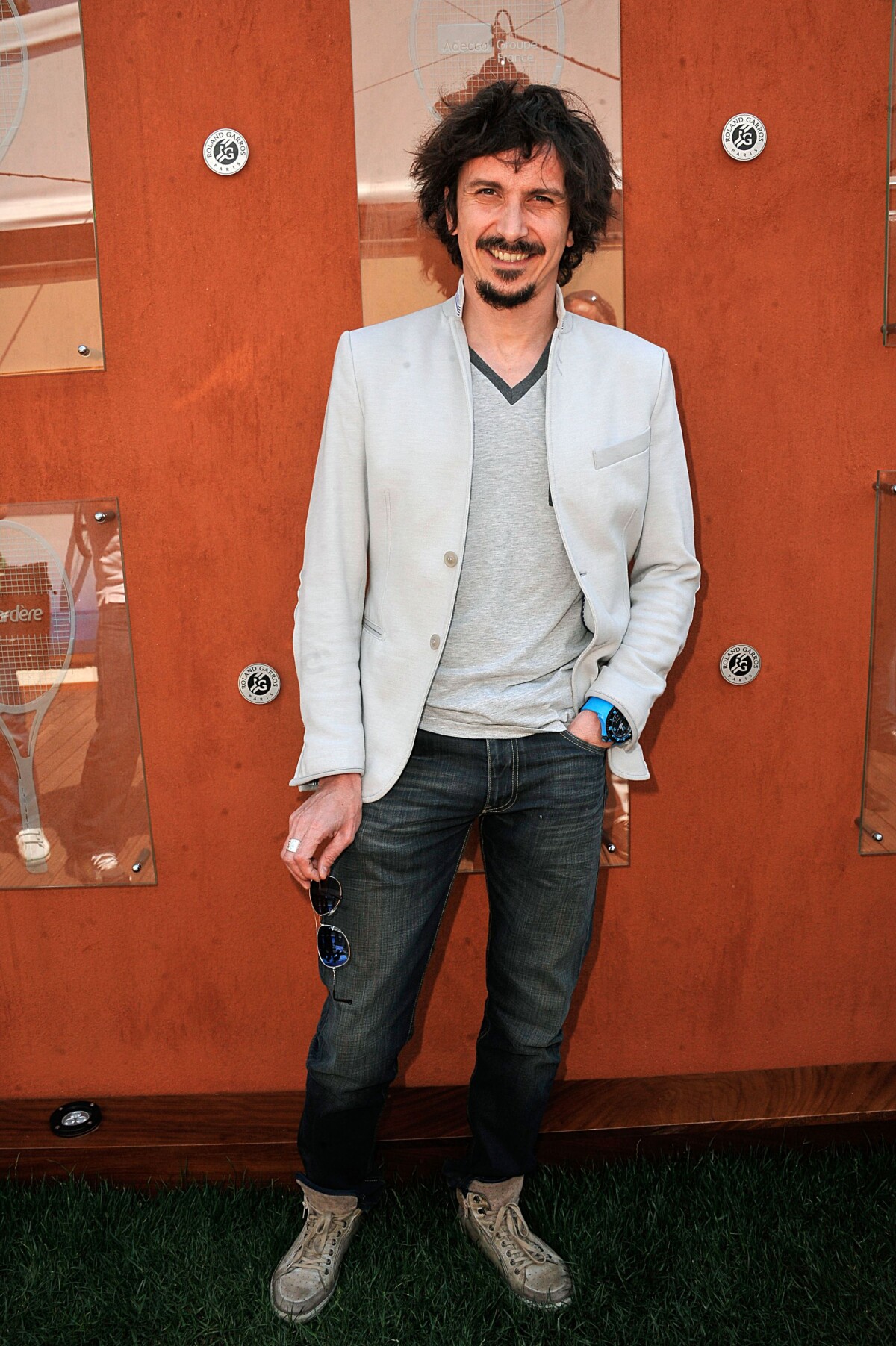 Photo : Arnaud Tsamere à Roland Garros le 4 juin 2013. - Purepeople