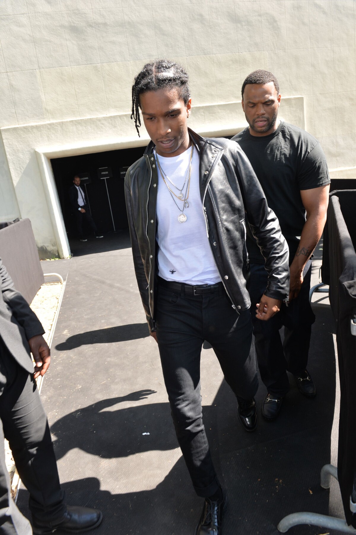 Photo : ASAP Rocky défilé de mode masculine Dior printemps-été 2016 au ...