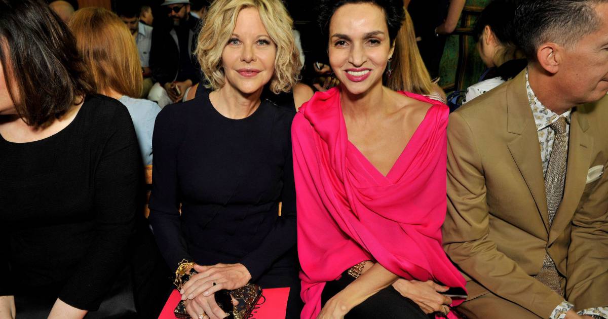 Meg Ryan, Farida Khelfa au défilé de mode Schiaparelli, collection ...