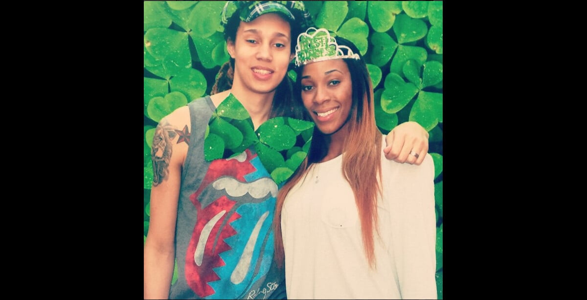Photo : Glory Johnson et son épouse Brittney Griner, photo issue du ...