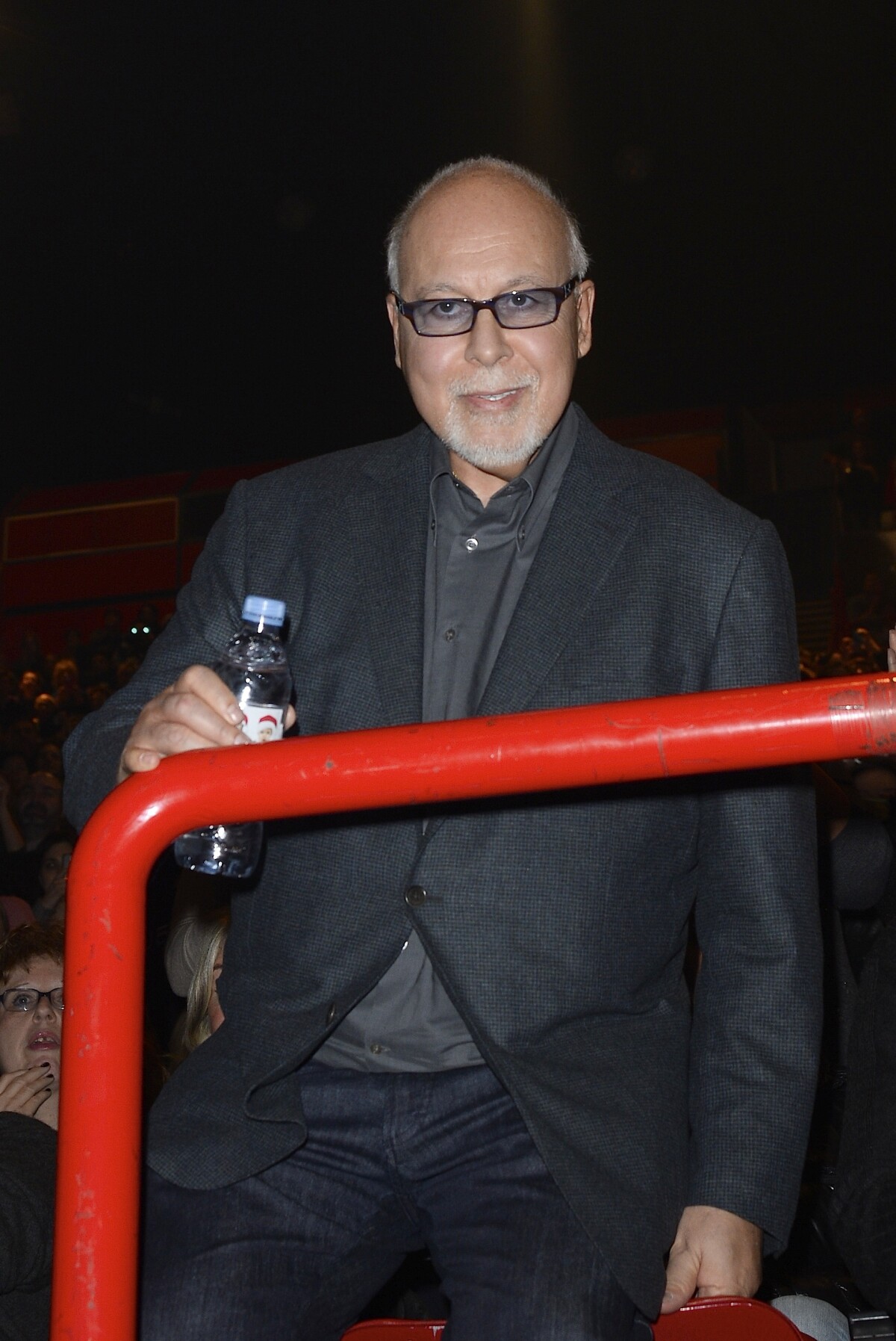 Photo : René Angelil au concert de Céline Dion au POPB de Paris, le 1 ...