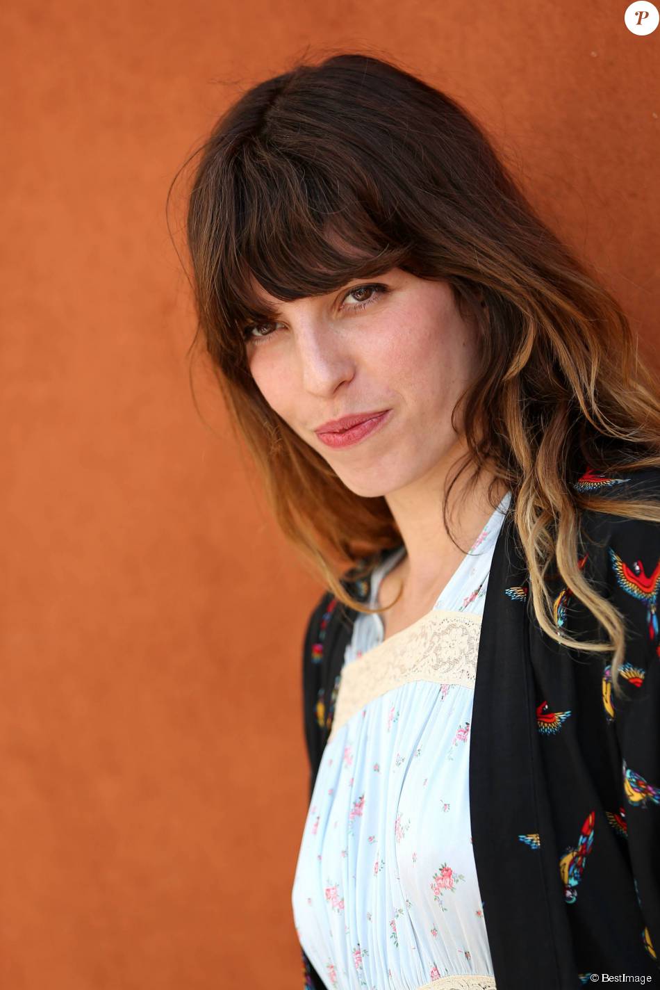 Lou Doillon dans le village lors de la finale du tournoi de tennis de ...