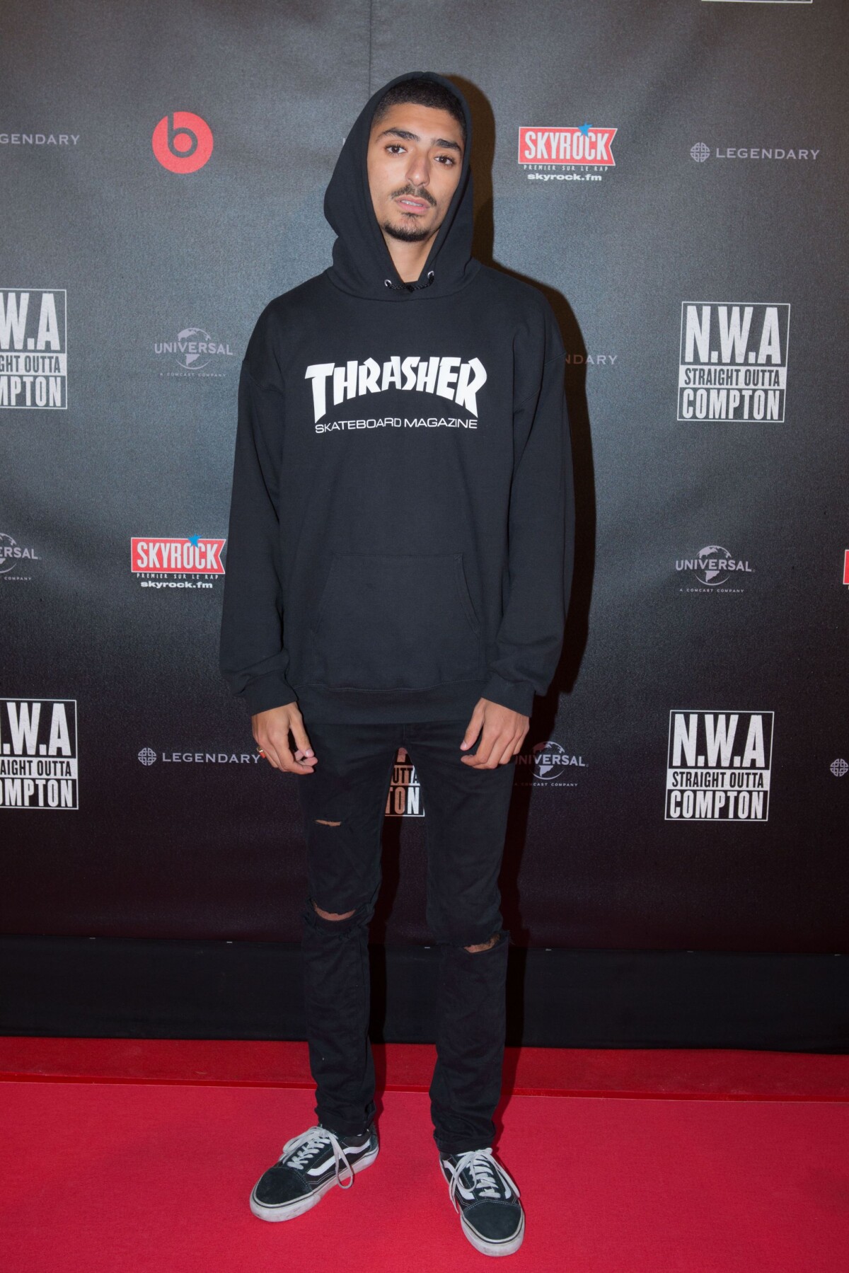 Photo : Sneazzy assiste à l'avant-première parisienne du film "N.W.A ...