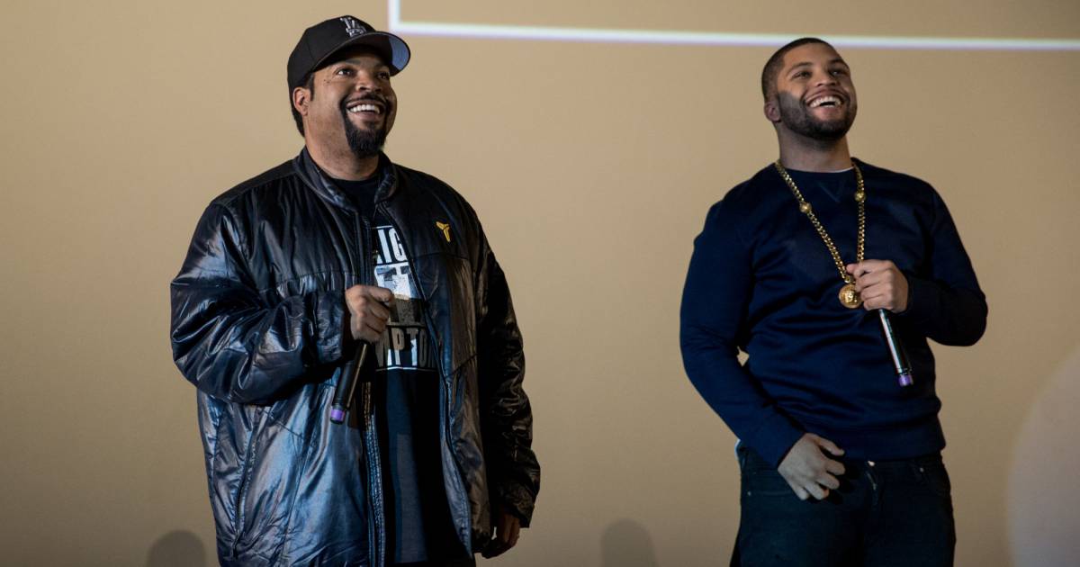 Ice Cube (O'Shea Jackson) et son fils O'Shea Jackson Jr. présentent le ...