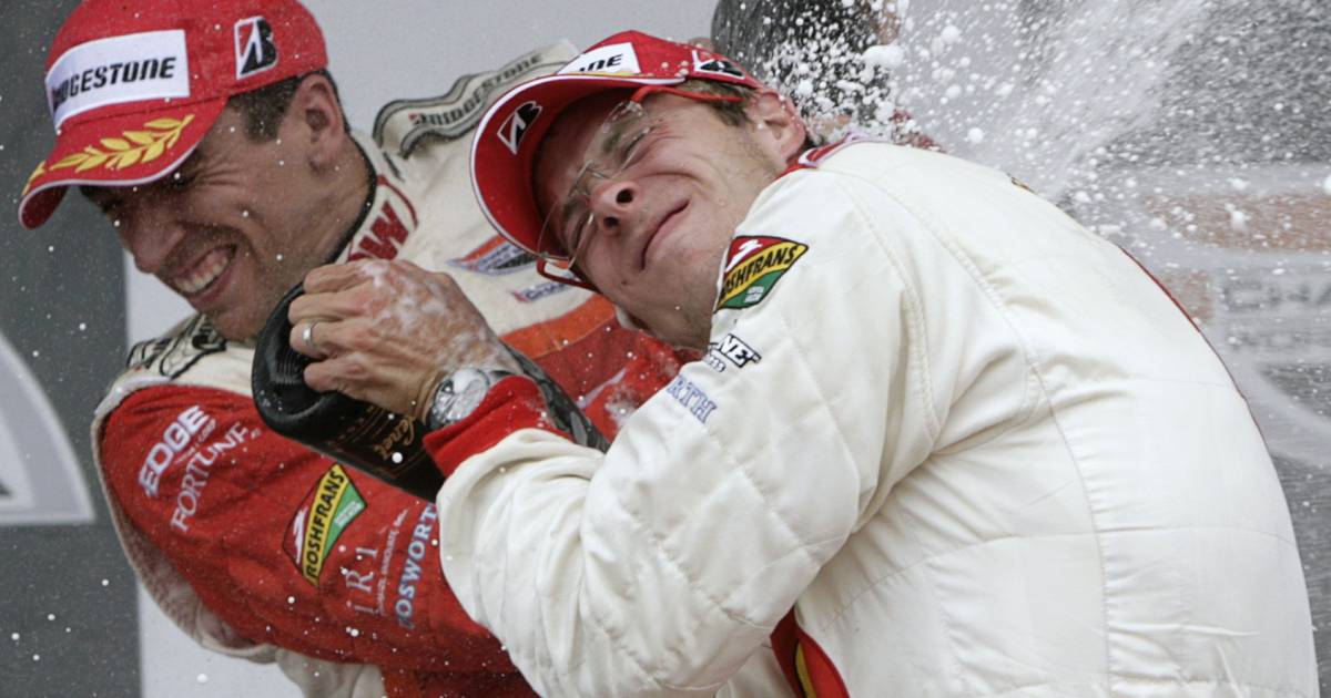 Justin Wilson et Sebastien Bourdais à Edmonton, le 22 juillet 2007 ...