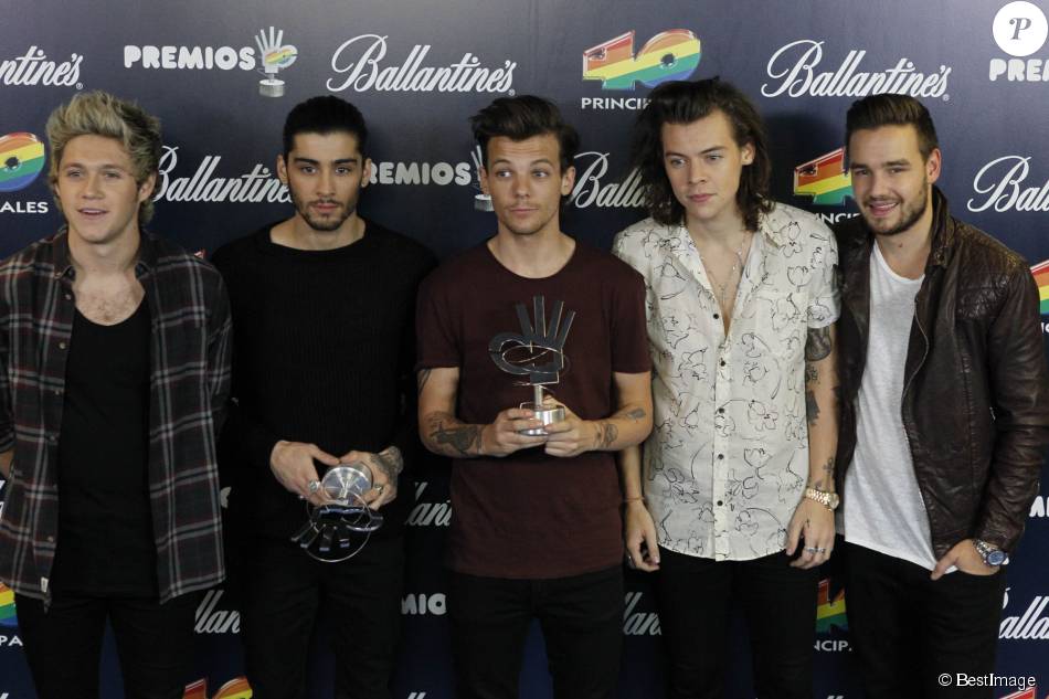 Le groupe One Direction - Photocall de la soirée 40 Principales Music ...