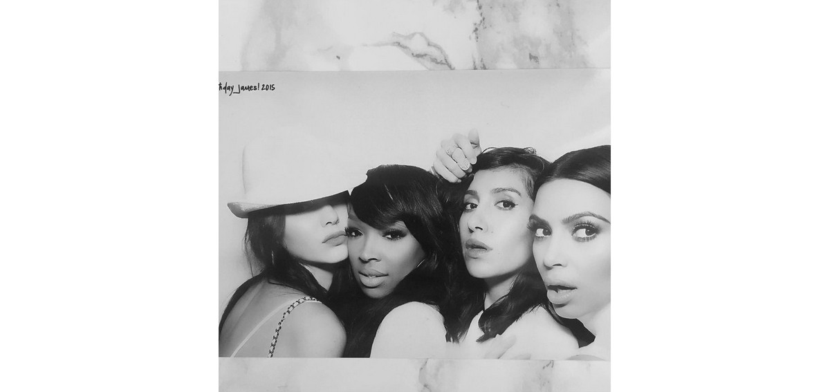 Photo : Kendall Jenner, Malika Haqq, Jet Atkin et Kim Kardashian à l ...