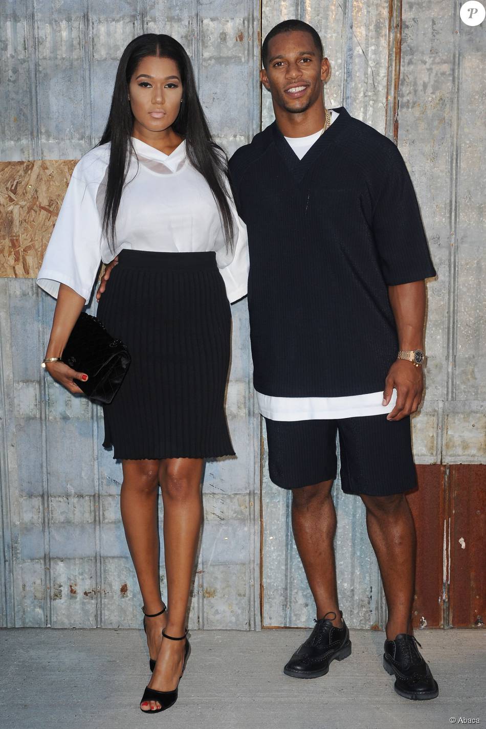 Elaina Watley et Victor Cruz arrivent au Pier 26 pour assister au ...