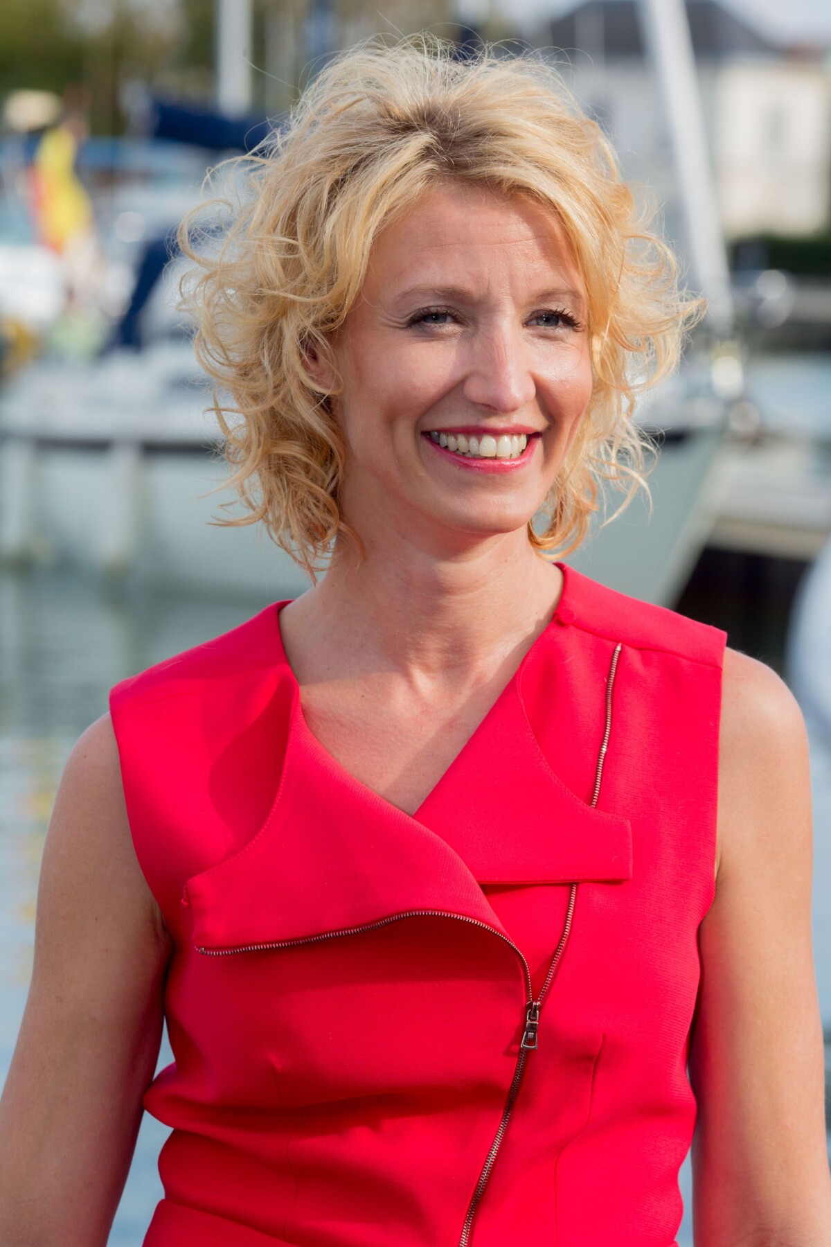 Photo : Alexandra Lamy, lors du 17e Festival de fiction TV de La ...