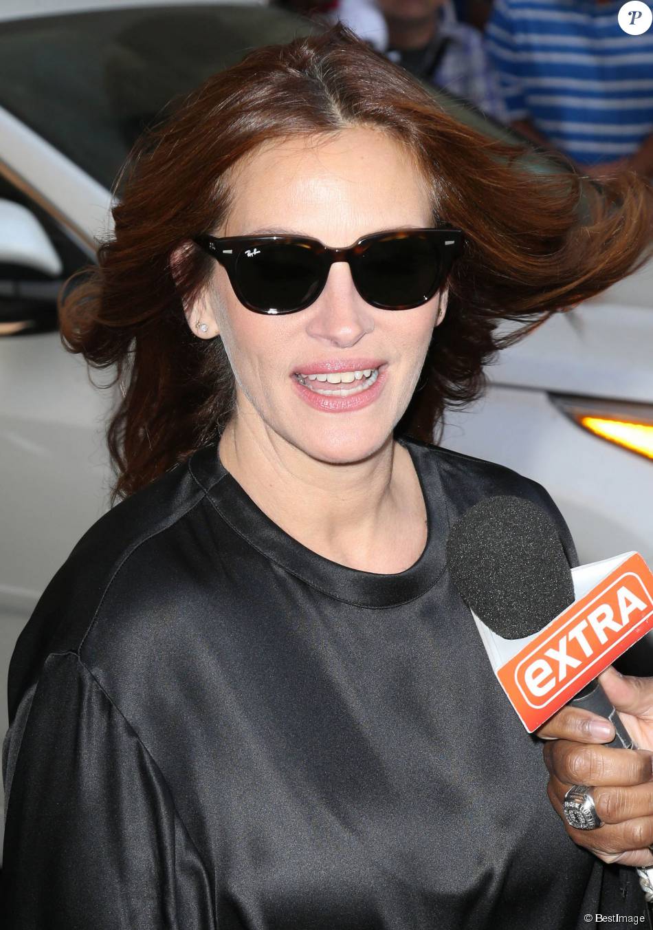 Julia Roberts arrive à l'émission Late Show With David Letterman à New ...