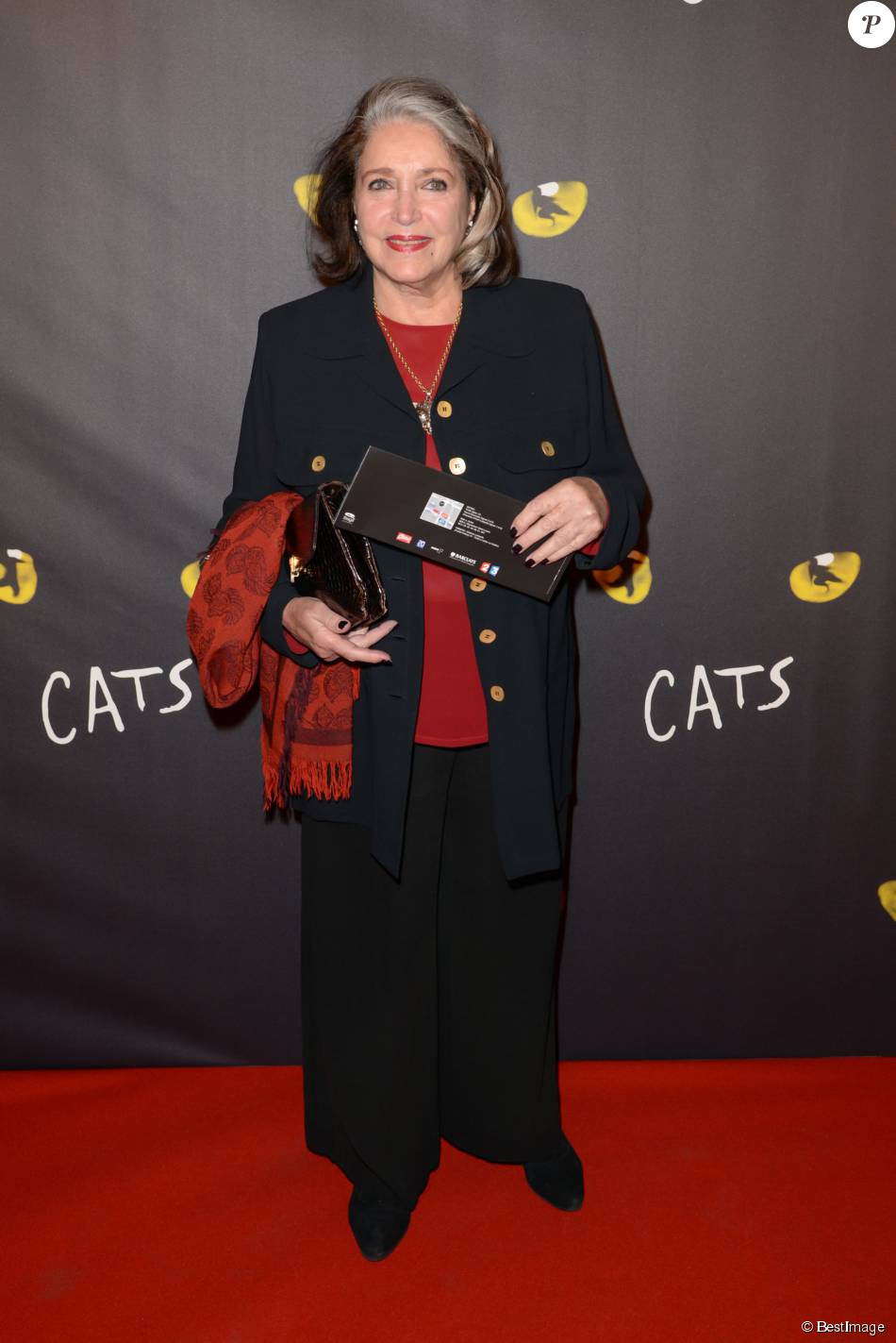 Françoise Fabian - Première de la comédie musicale Cats au théâtre ...