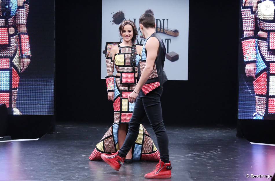 Alizée et son compagnon Grégoire Lyonnet - Défilé du 21ème salon du ...