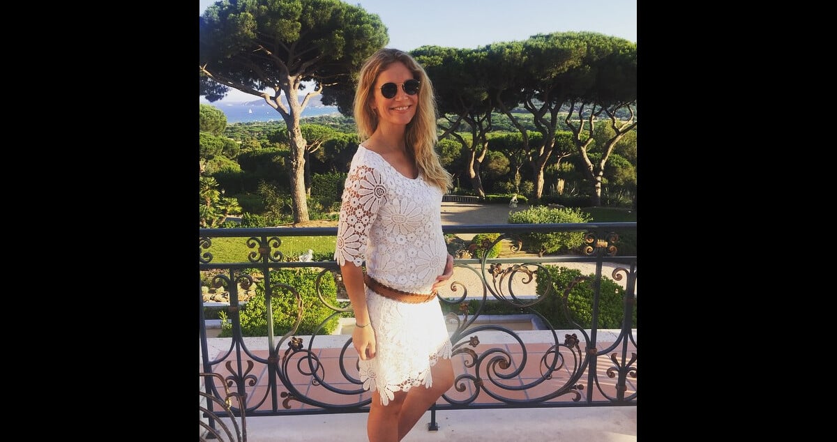 Photo : Sandrine Corman enceinte de son deuxième enfant. La future ...