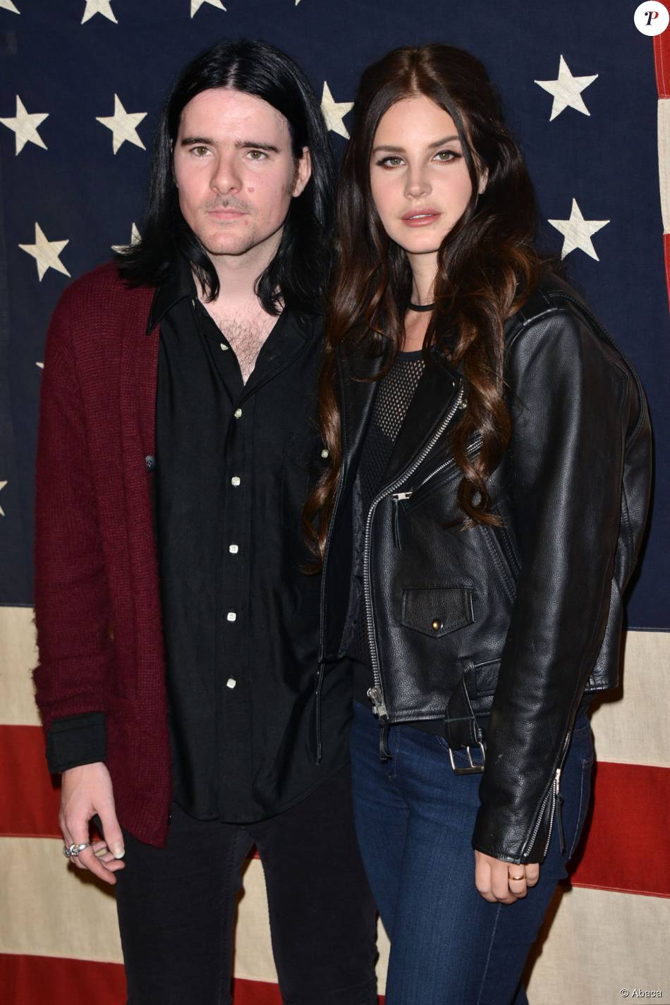 Lana Del Rey et son ex-fiancé Barrie James O'Neill lors d'une soirée à ...