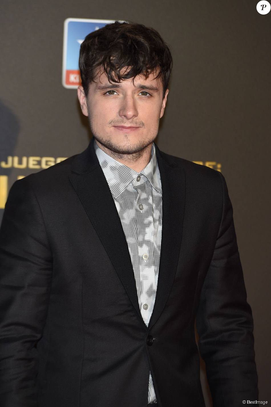 Josh Hutcherson à la première de ‘Hunger Games' à Madrid, le 10 ...