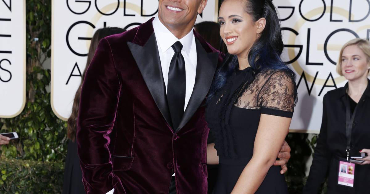 Dwayne Johnson et sa fille Simone Alexandra Johnson - 73e cérémonie ...