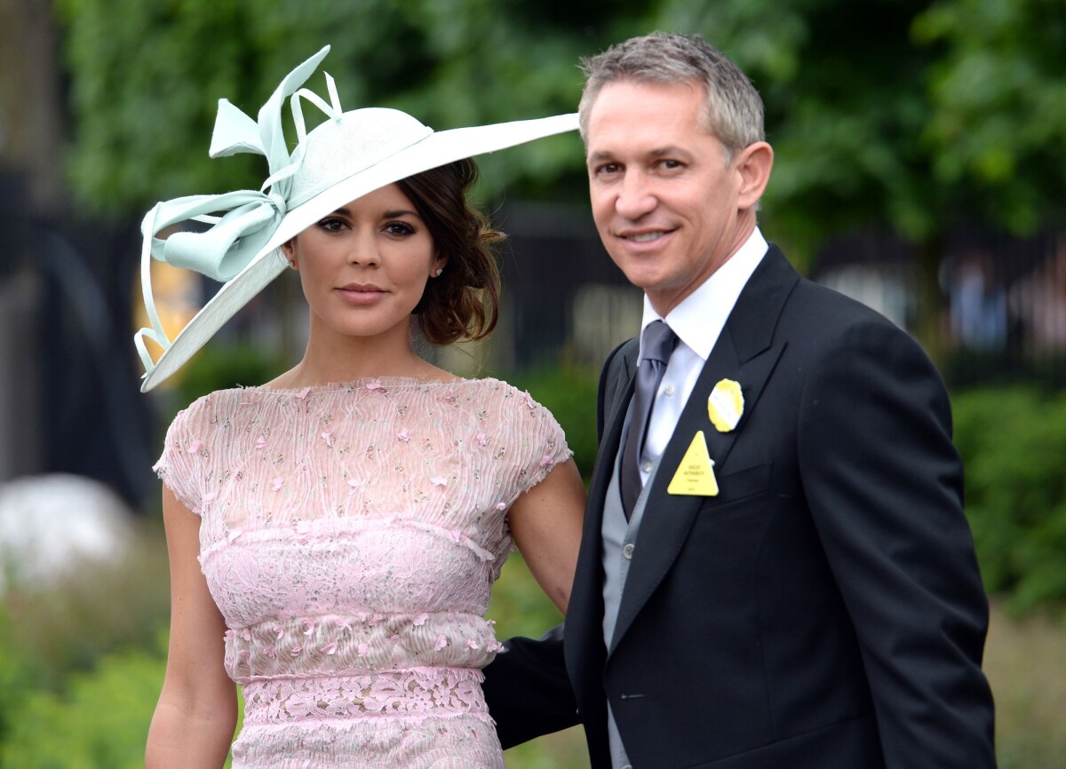 Photo : Gary Lineker et Danielle Lineker au Royal Ascot en juin 2013 ...