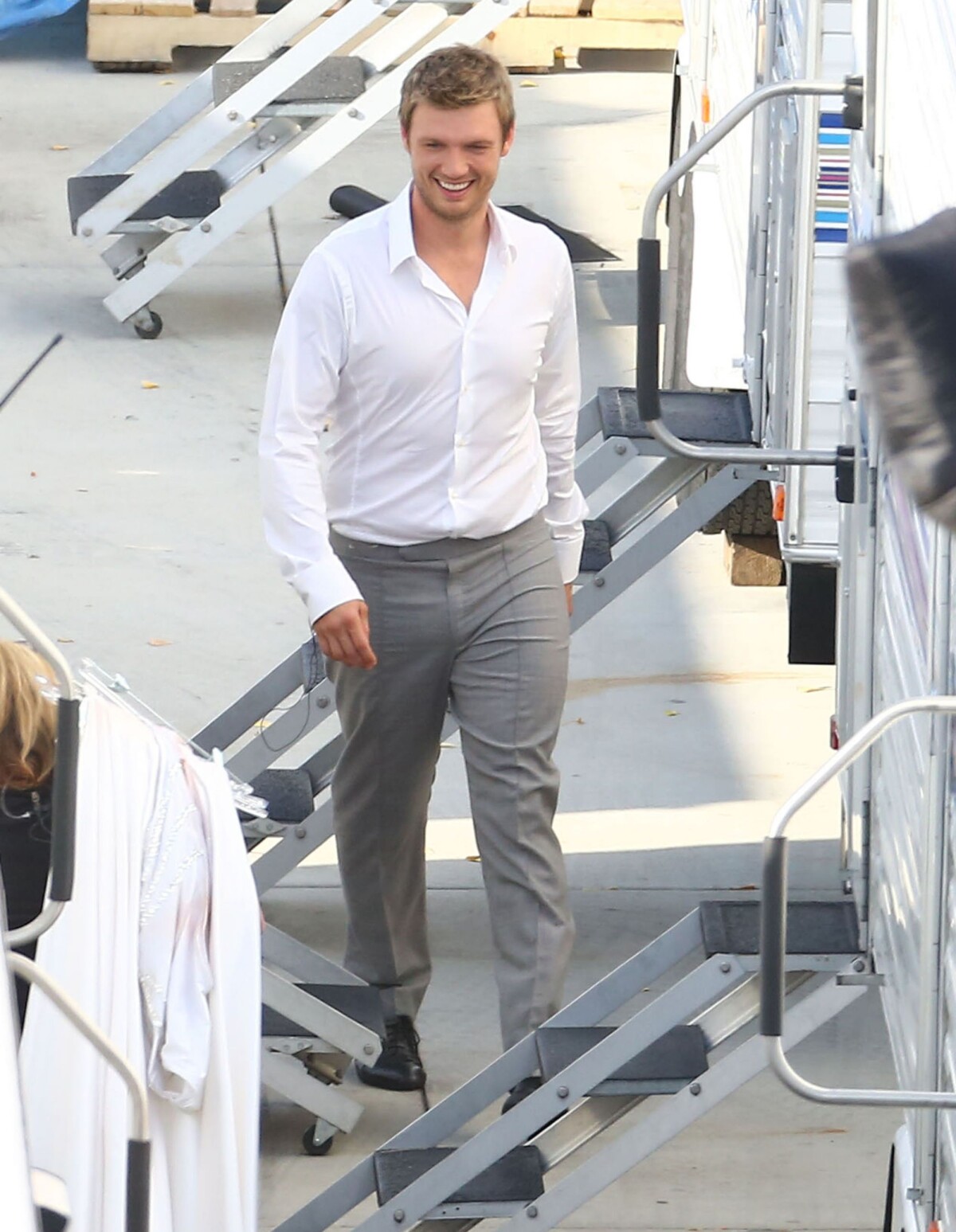 Photo : Exclusif - Nick Carter dans les studios de 'Dancing With The ...