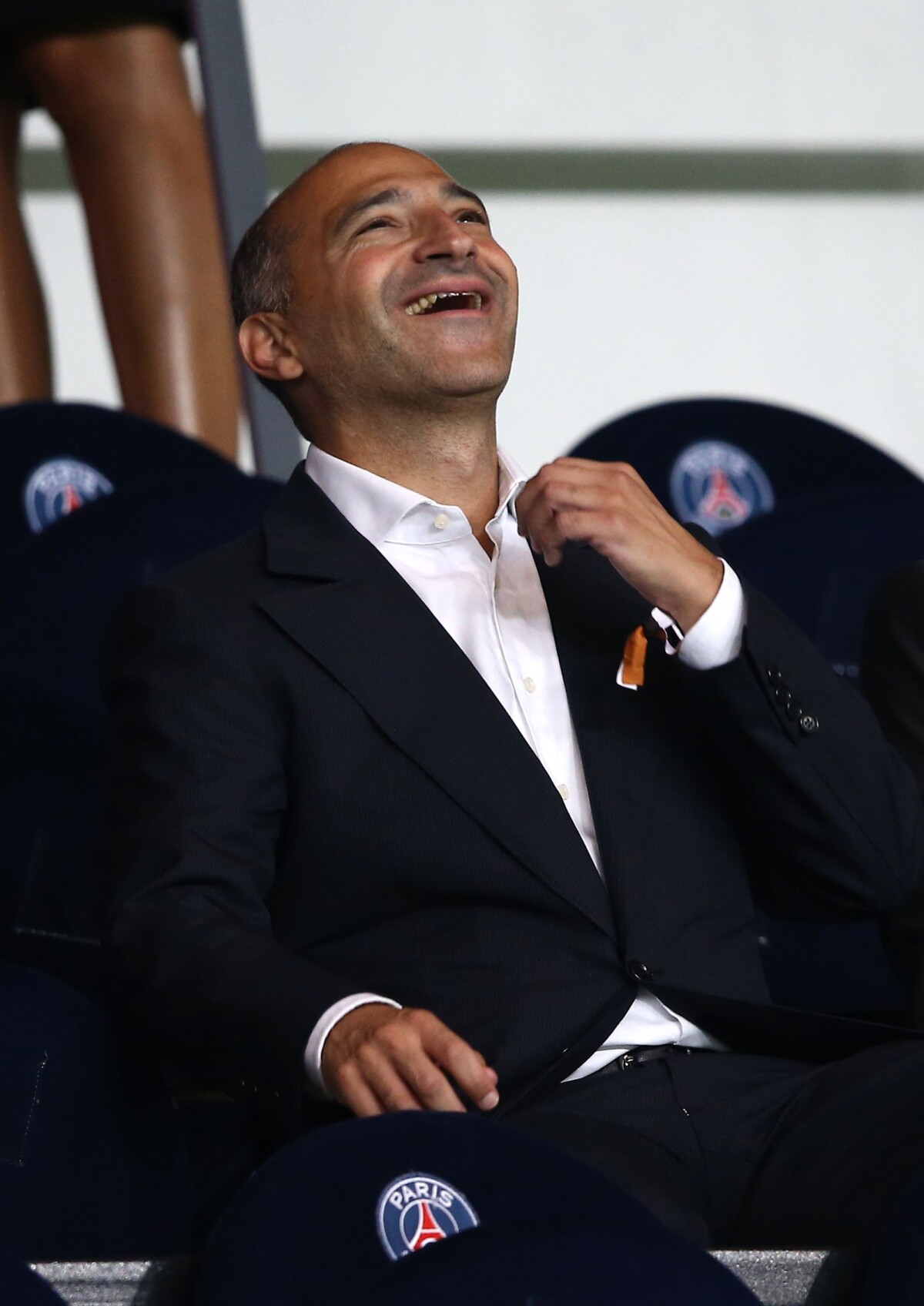 Photo : Thomas Fabius au match de Ligue des champions entre le PSG et ...