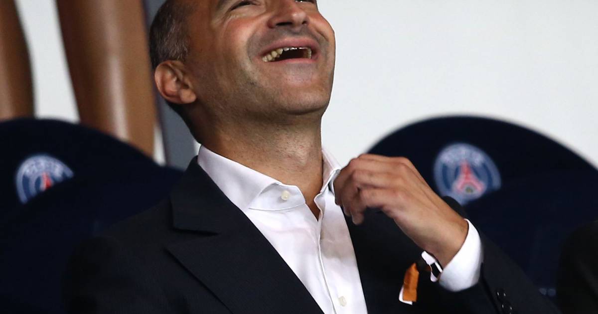 Thomas Fabius au match de Ligue des champions entre le PSG et le FC ...