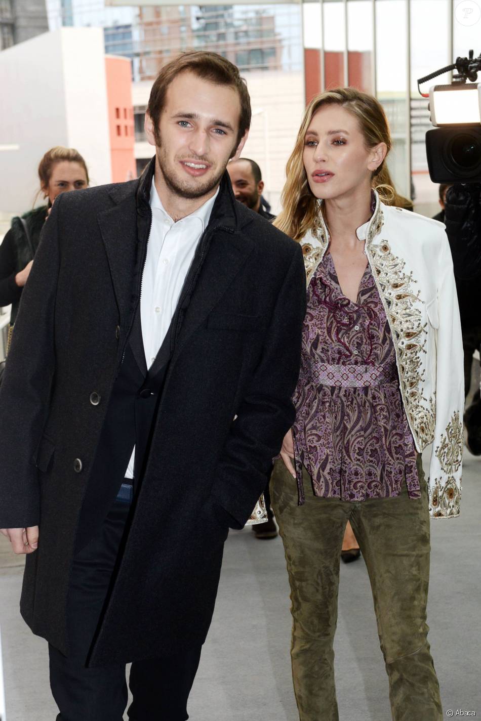 Hopper et Dylan Penn assistent au défilé Fay à Milan. Le 24 février ...