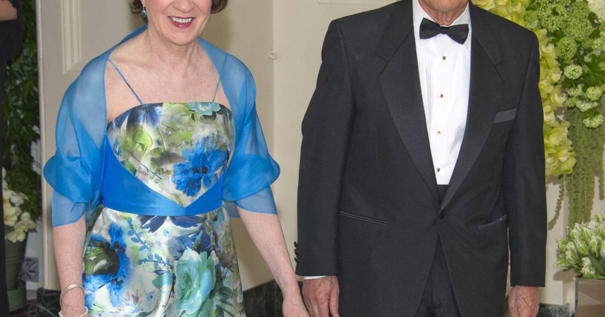 La sénatrice Susan Collins et Peter Vigue au dîner d'état en l'honneur ...