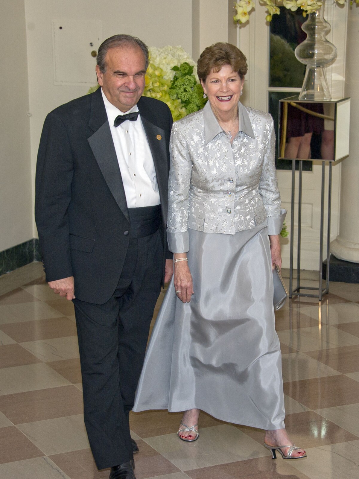 Photo : La sénatrice Jeanne Shaheen et William Shaheen au dîner d'état ...