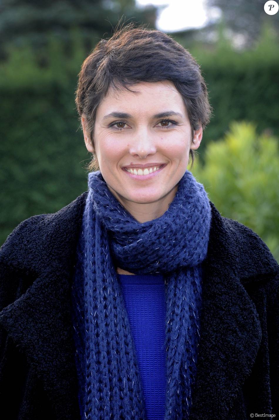 Eglantine Eméyé lors de l'enregistrement de l'émission de télévision ...