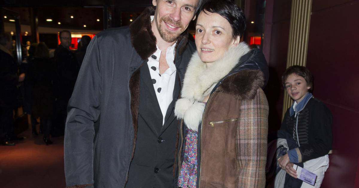 Nicolas Le Riche et sa femme Claire-Marie Osta, le 19 janvier 2015 ...