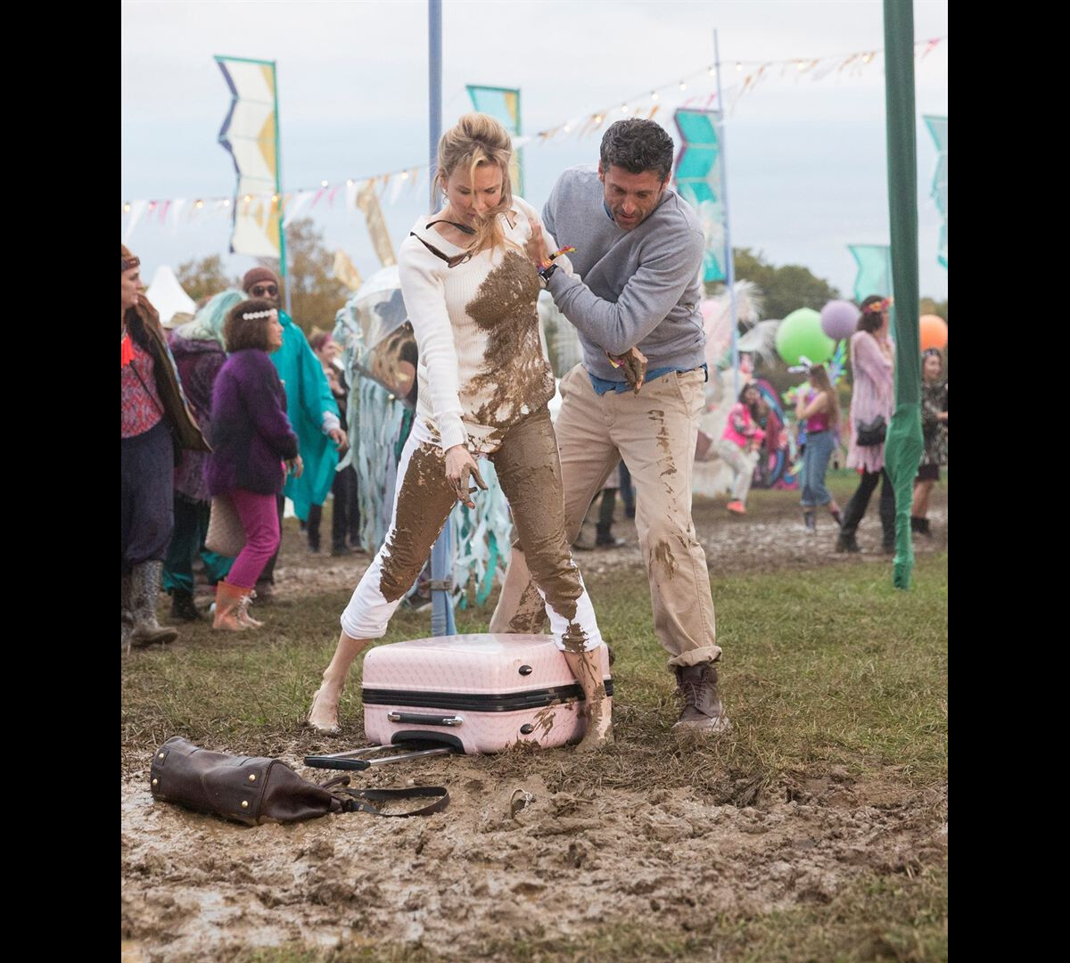 Photo : Renée Zellweger et Patrick Dempsey dans Bridget Jones's Baby ...