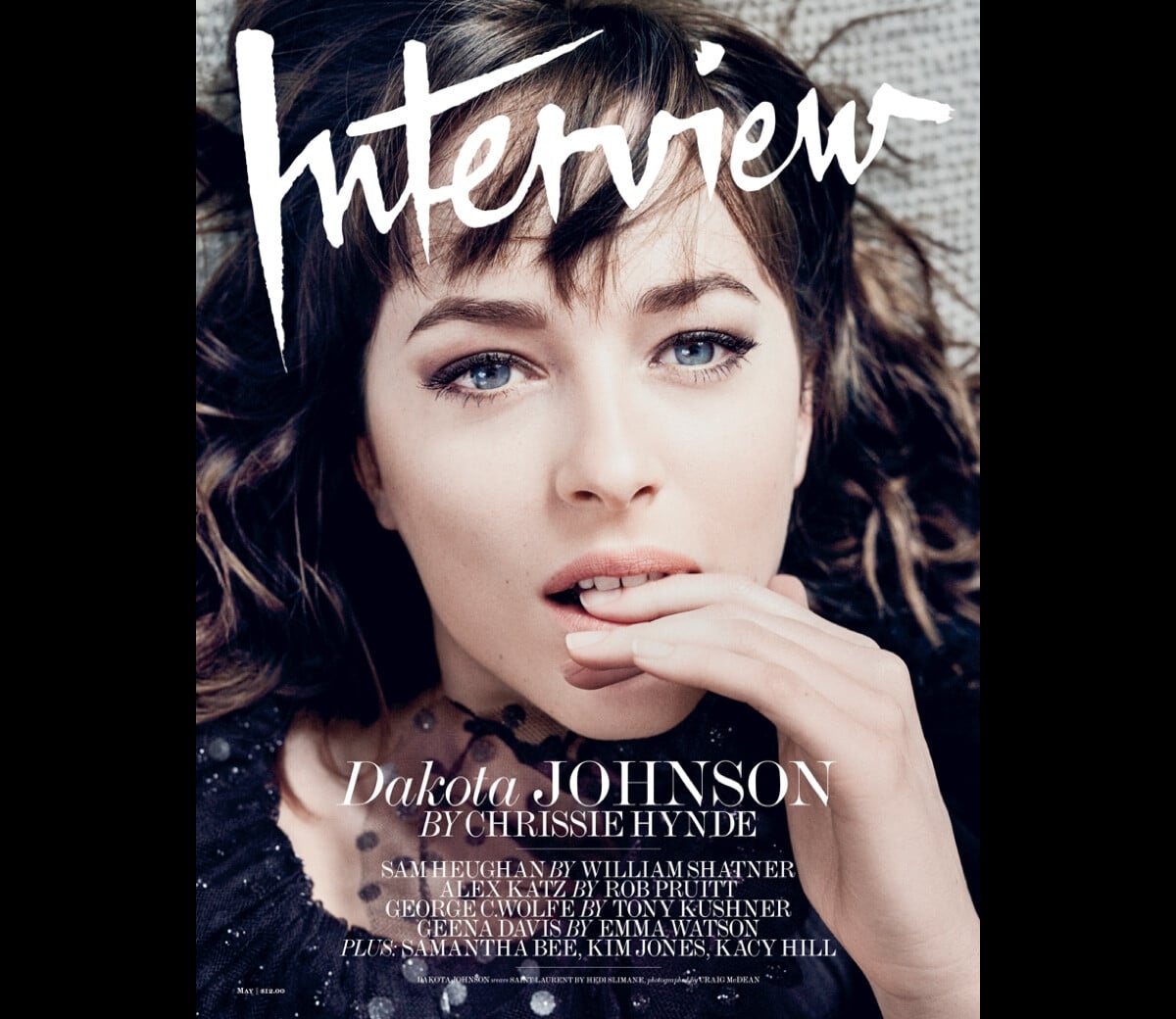 Photo : Dakota Johnson en couverture du magazine Interview. - Ode ...