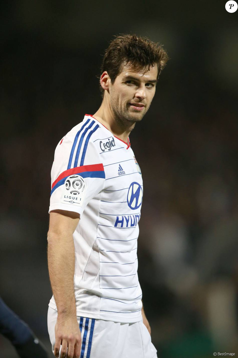 Yoann Gourcuff - Match de Ligue 1 Lyon - Psg au stade Gerland à Lyon le ...