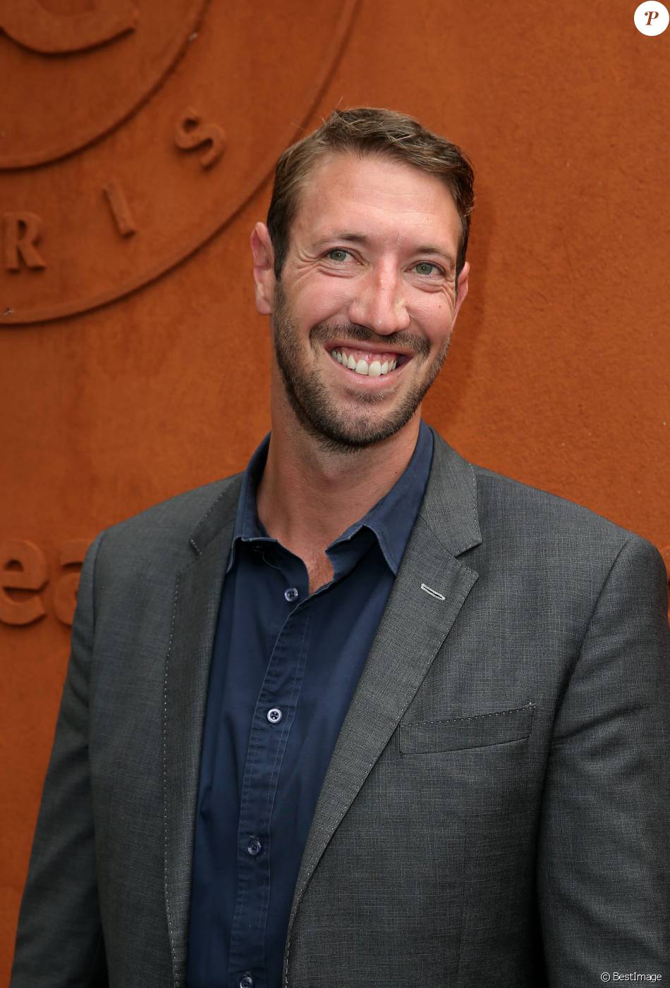Alain Bernard au village des Internationaux de Tennis de Roland Garros ...