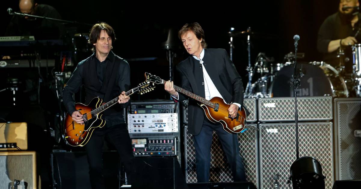 Rusty Anderson, Paul McCartney, Abe Laboriel et Brian Ray en concert à ... Rusty Anderson, Paul McCartney, Abe Laboriel et Brian Ray en concert à ...