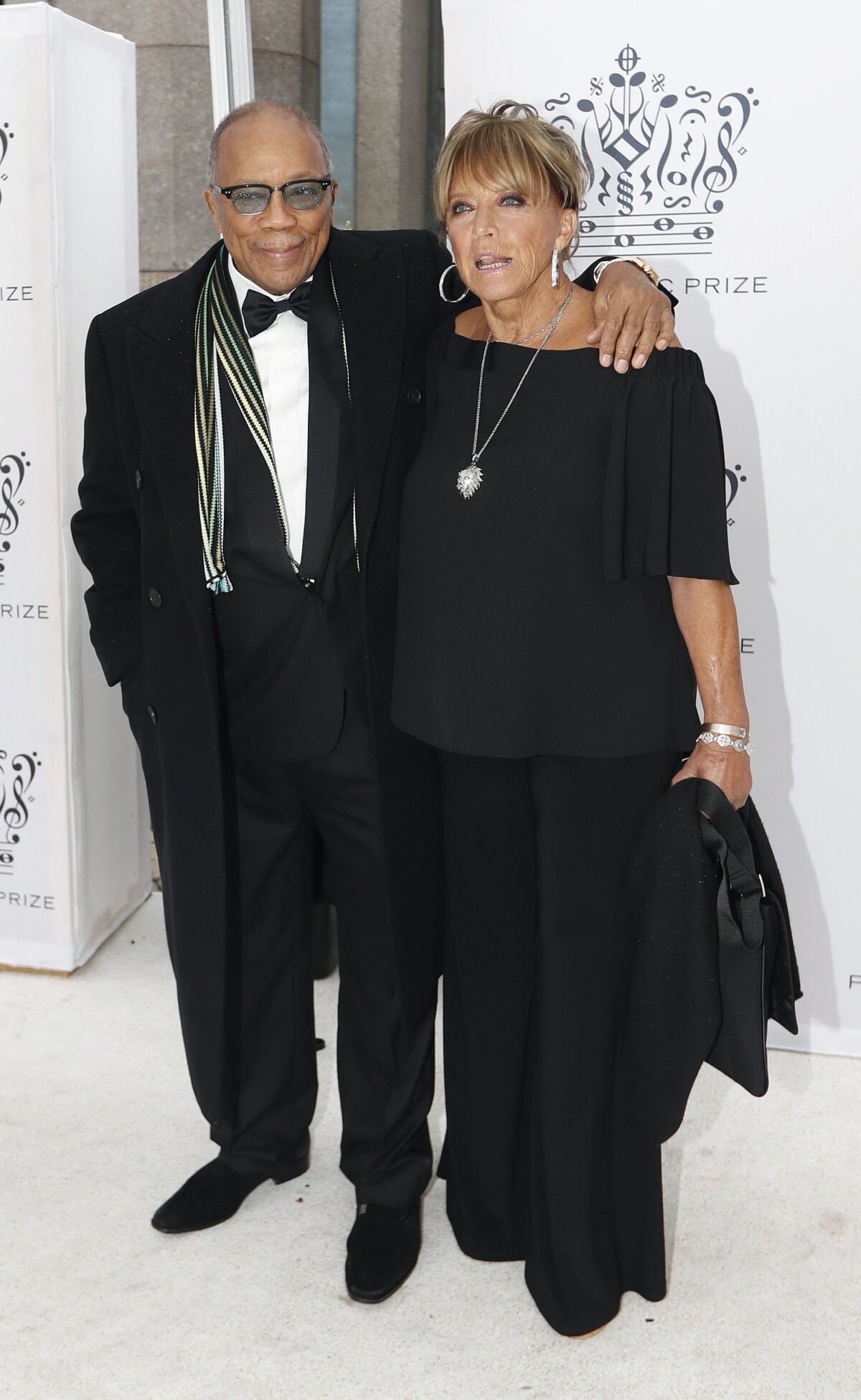 Photo : Quincy Jones et Lill-Babs le 16 juin 2016 à la Maison des ...