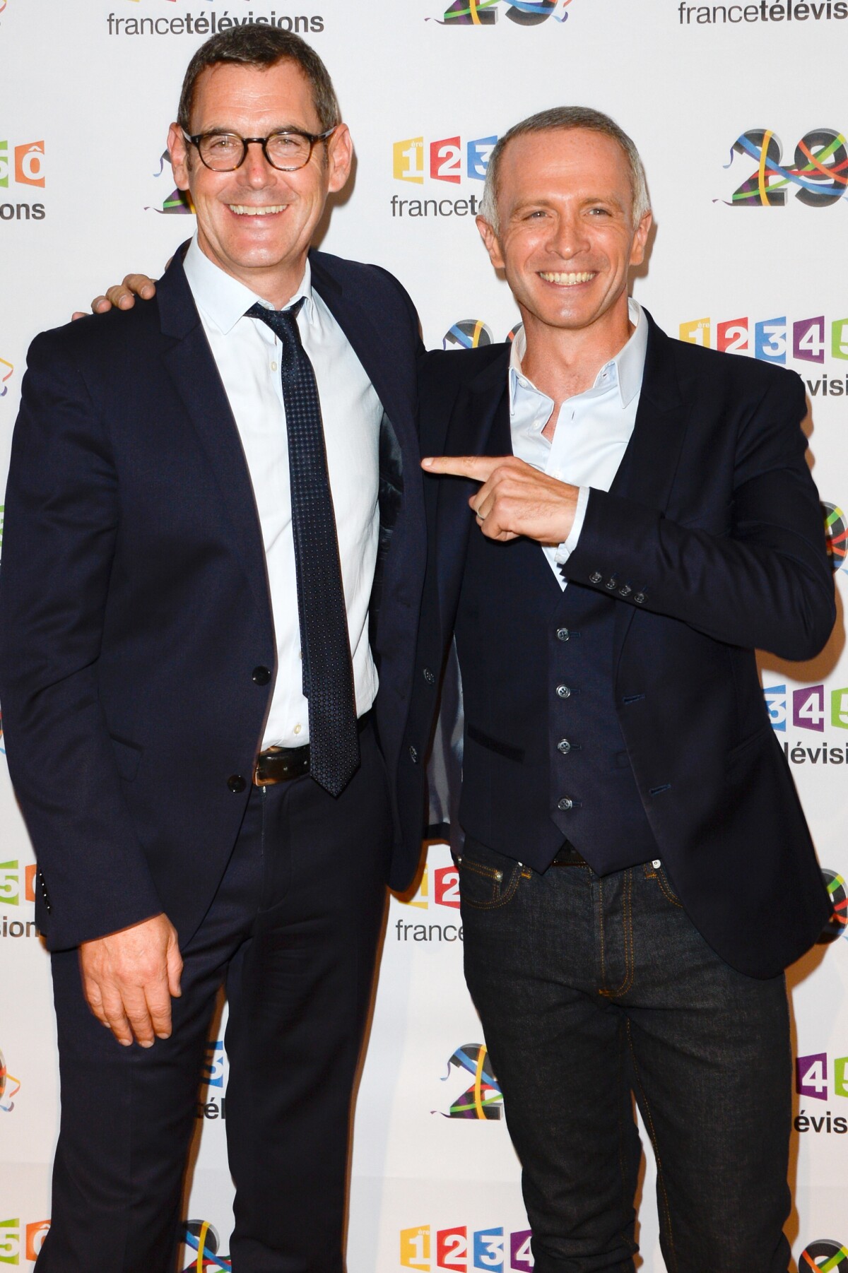 Photo : Francis Letellier et Samuel Etienne au photocall de France ...